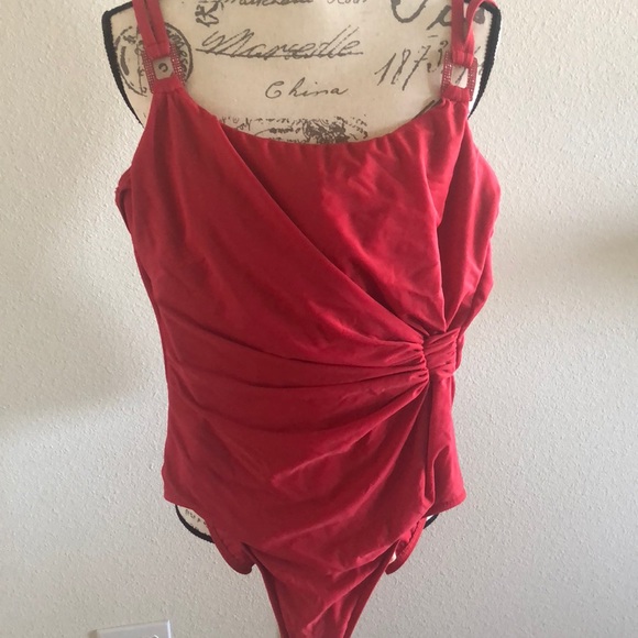 Miraclesuit | Swim | Red One Piece Swimsuit | Poshmark